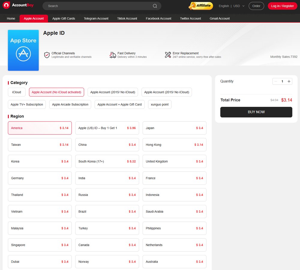 Buy Apple ID Online: Safe, Verified Accounts & Bulk Deals